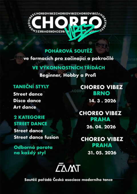 Choreo vibez | Česká Asociace Moderního Tance
